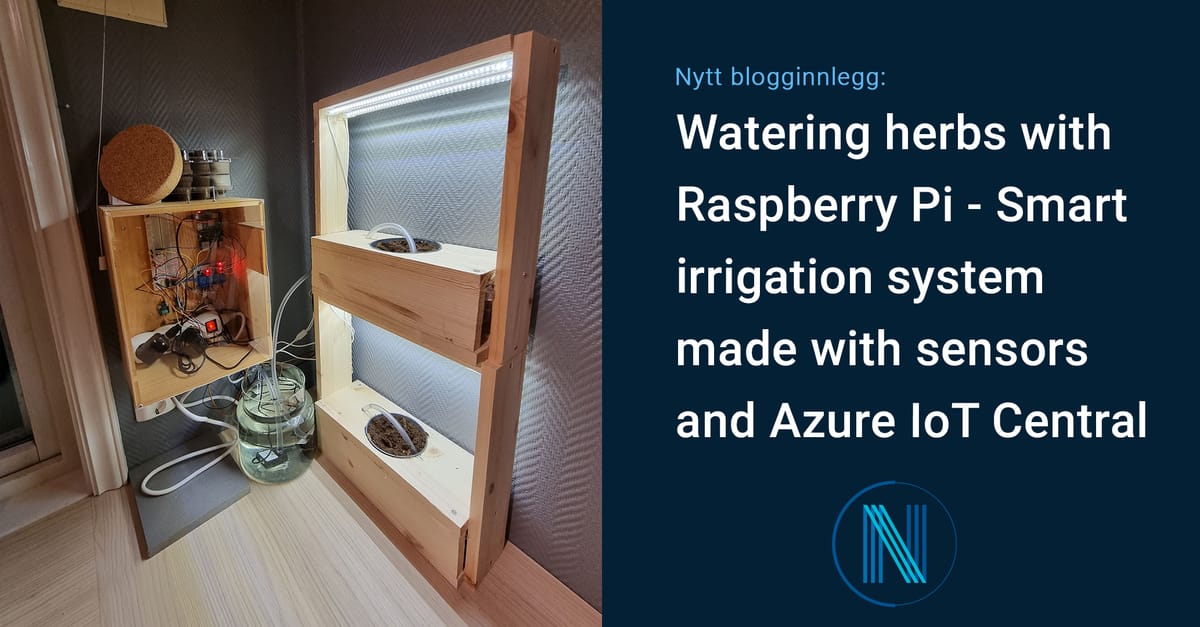 Watering herbs with Raspberry Pi - Smart irrigation system made with ...