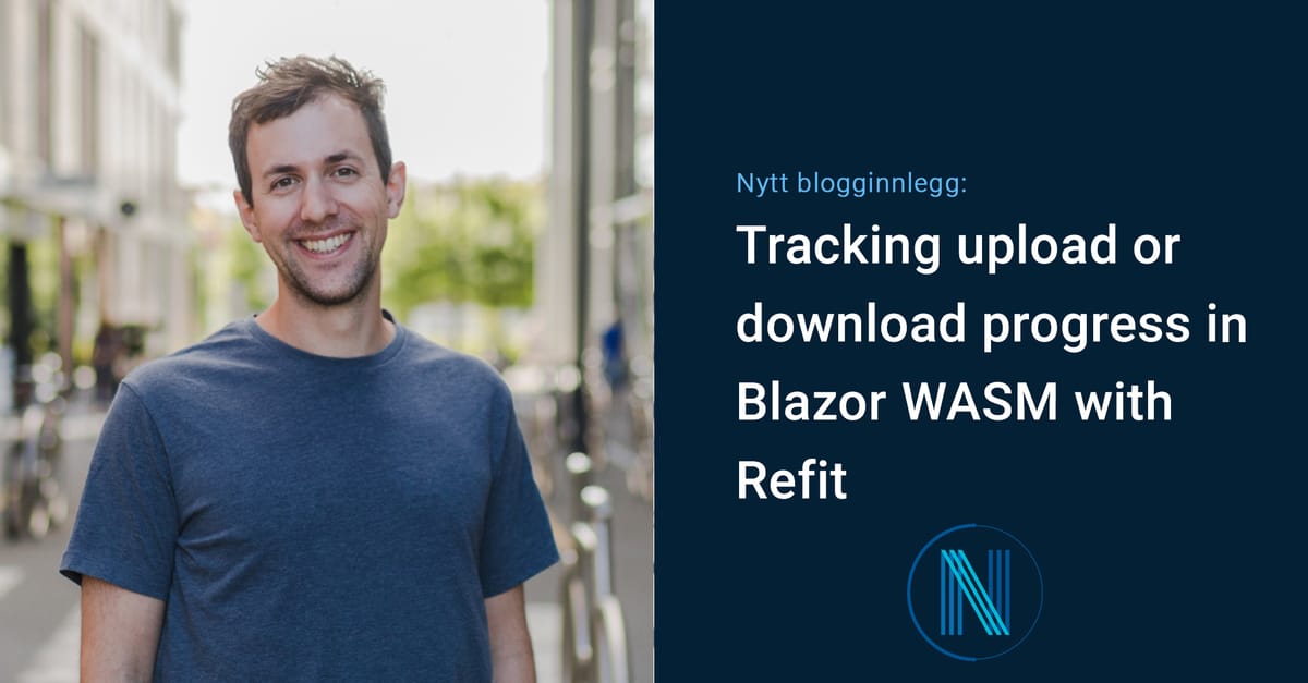 Tracking upload or download progress in Blazor WASM with Refit
