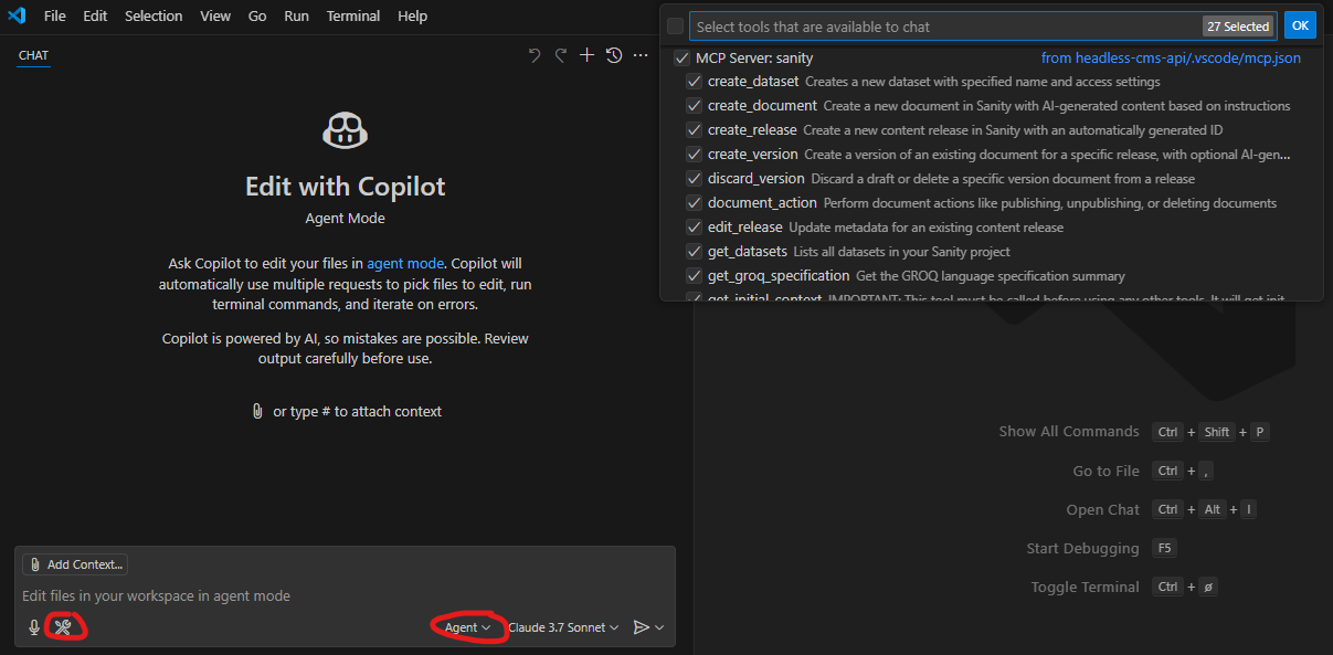 Have a chat with your Sanity content from VS Code
